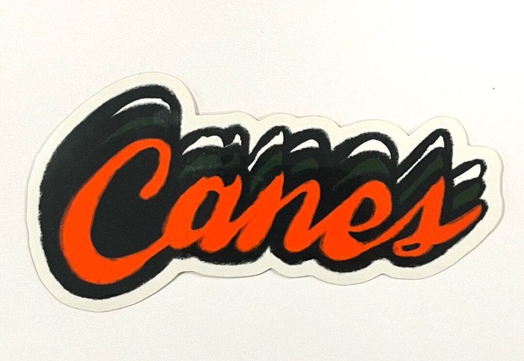 UM Sticker/ Canes Sticker / UM / Canes - Etsy