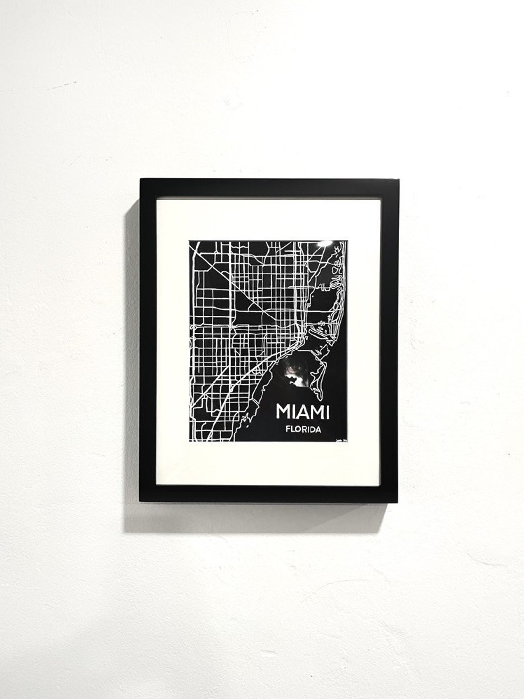 Custom Hand Painted City/town Maps, Great Art Gift/hometown Map/college ...