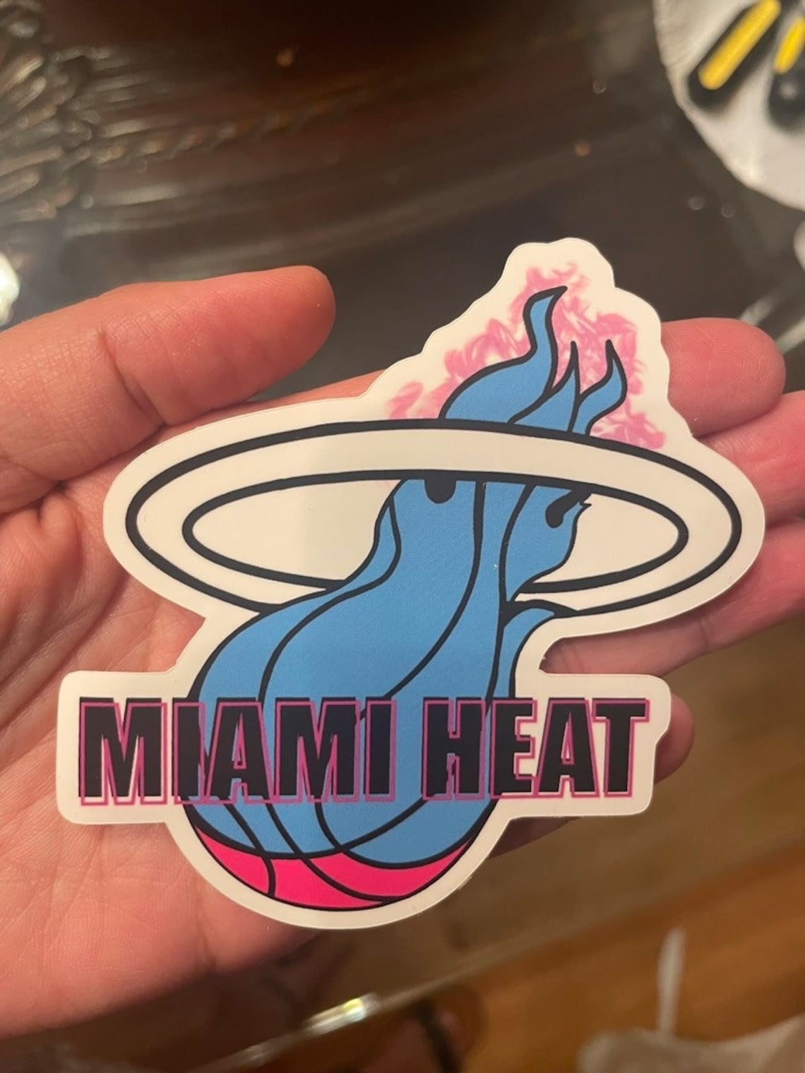 Miami Vice Heat Sticker/ Miami Heat Sticker - Etsy
