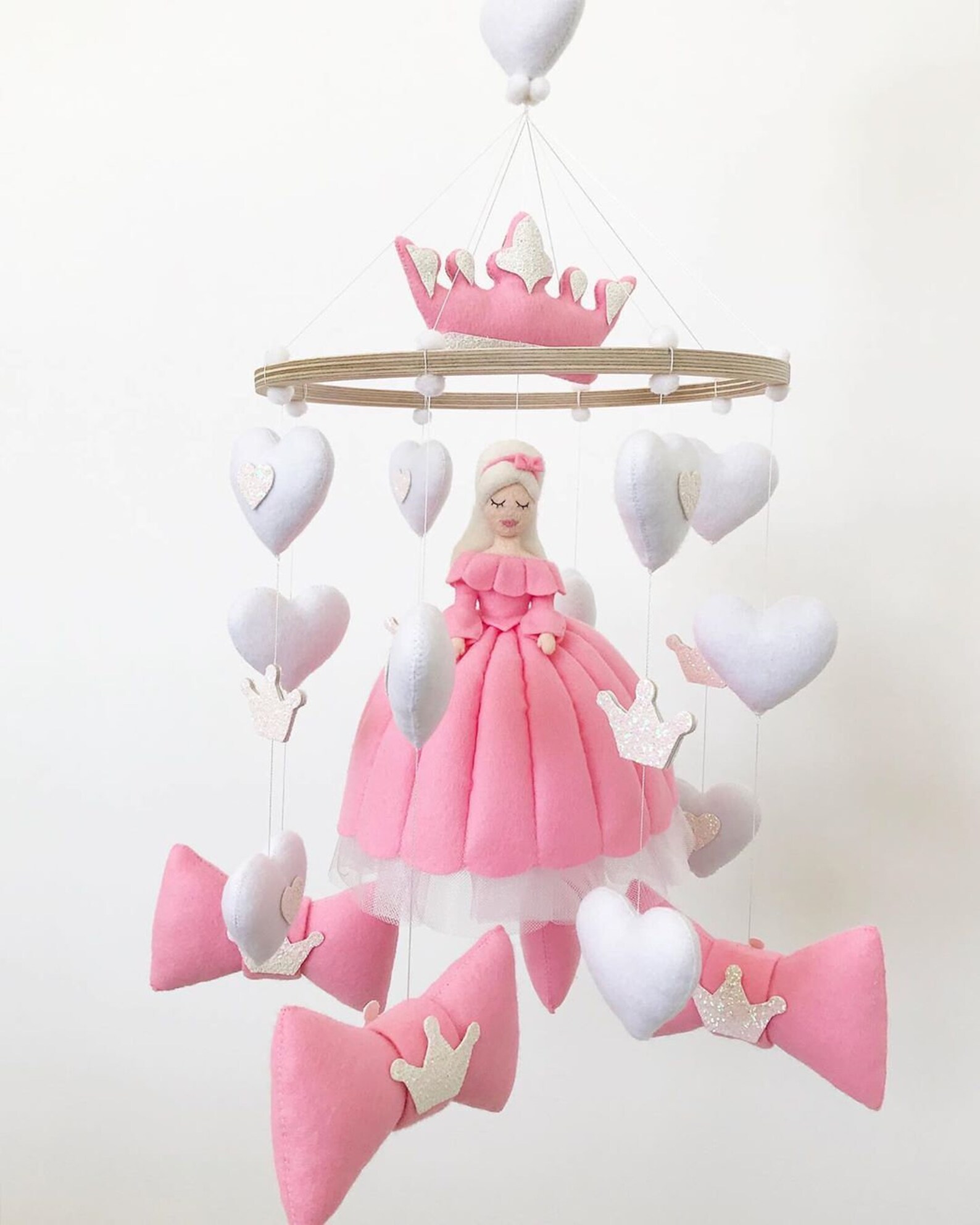 Mobile Nursery Girl Decor. Baby Mobile Princess Cinderella - Etsy