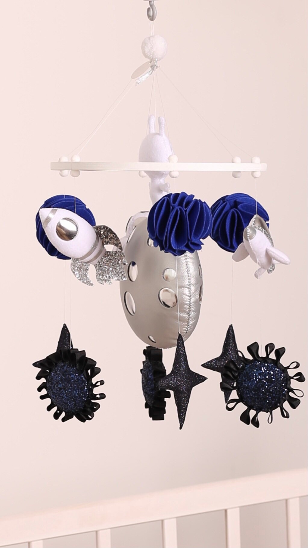 Baby Mobile Boy - Alien Mobile - Space Mobile - Galaxy Mobile - Moon ...