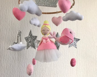 Princess Baby Mobile for Girl. - Etsy