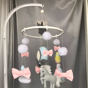 Cinderella Princess Baby Mobile for Girl - Crib Mobile - Nursery ...