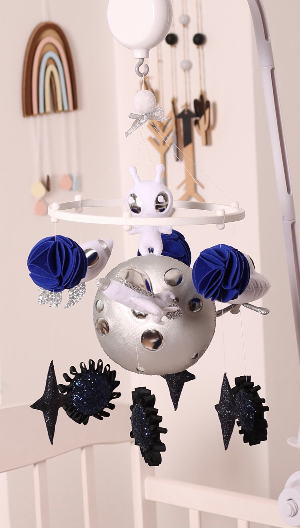 Baby Mobile Boy - Alien Mobile - Space Mobile - Galaxy Mobile - Moon ...