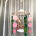 Giraffe Baby Mobile for Girl. Safari Animals Felt Hanging Monstera ...