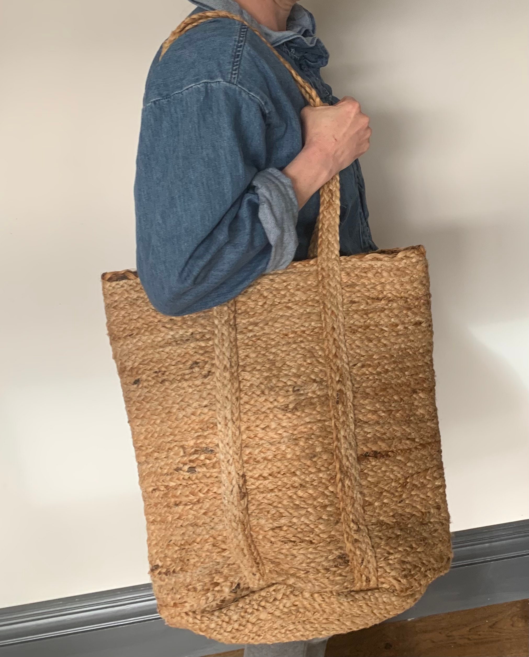 Large Straw Shopper Bagbeach Bag Ethnic Shopper Beach - Etsy UK