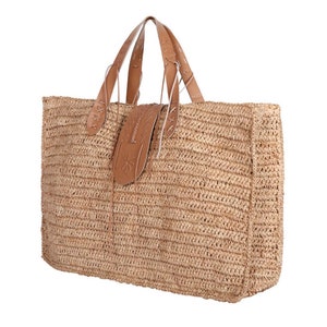 Large Straw Beach Bag Oversize Bag Large Straw Totelarge - Etsy