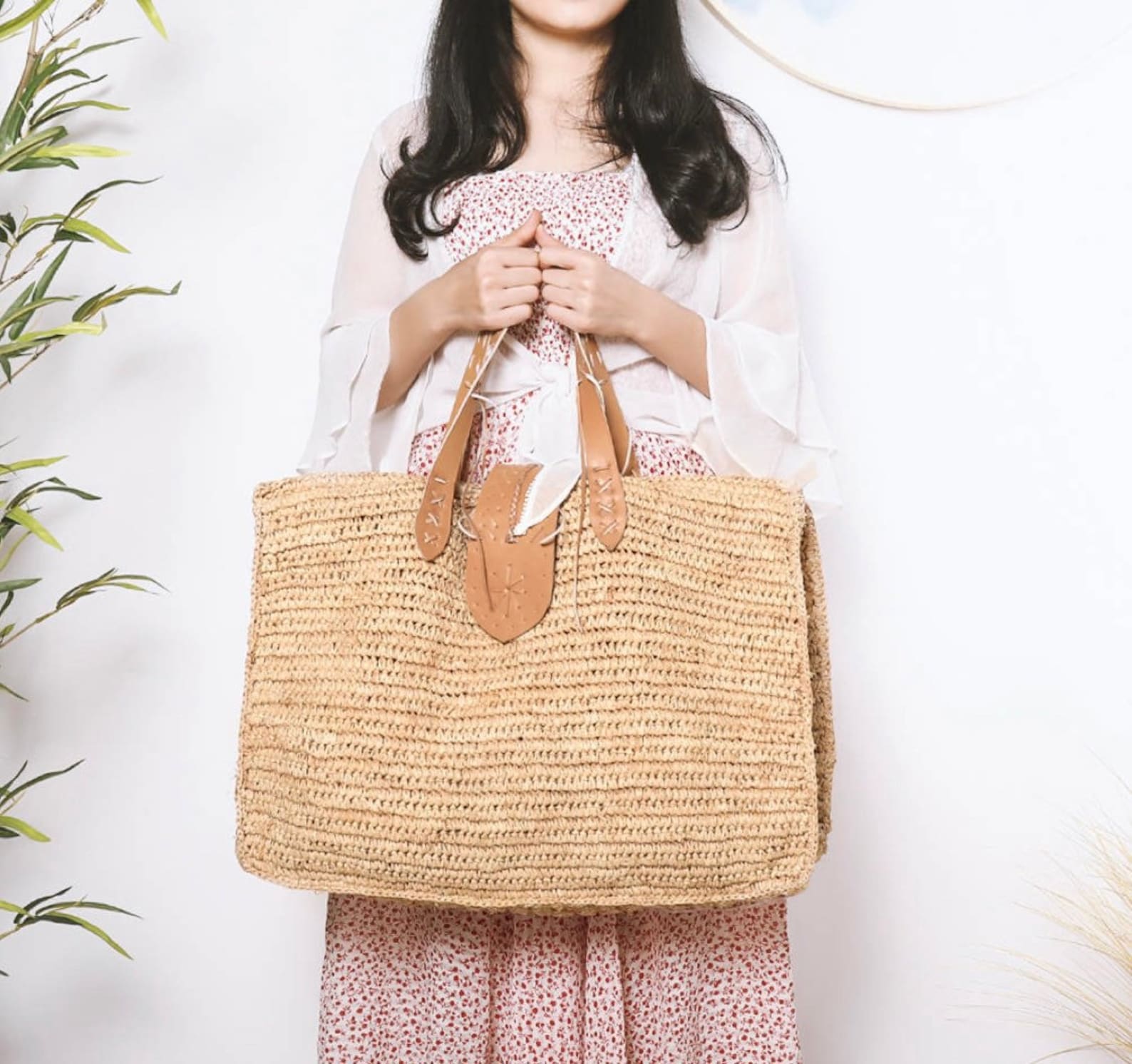 Large Straw Beach Bag Oversize Bag Large Straw Totelarge - Etsy