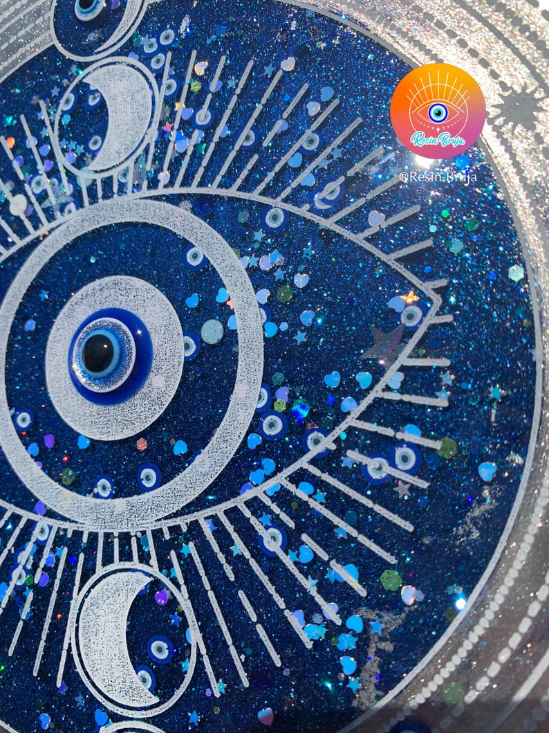 Moon Phase - Eye - Evil Eye - Resin - Resin Wall Hanging - Resin Wall ...