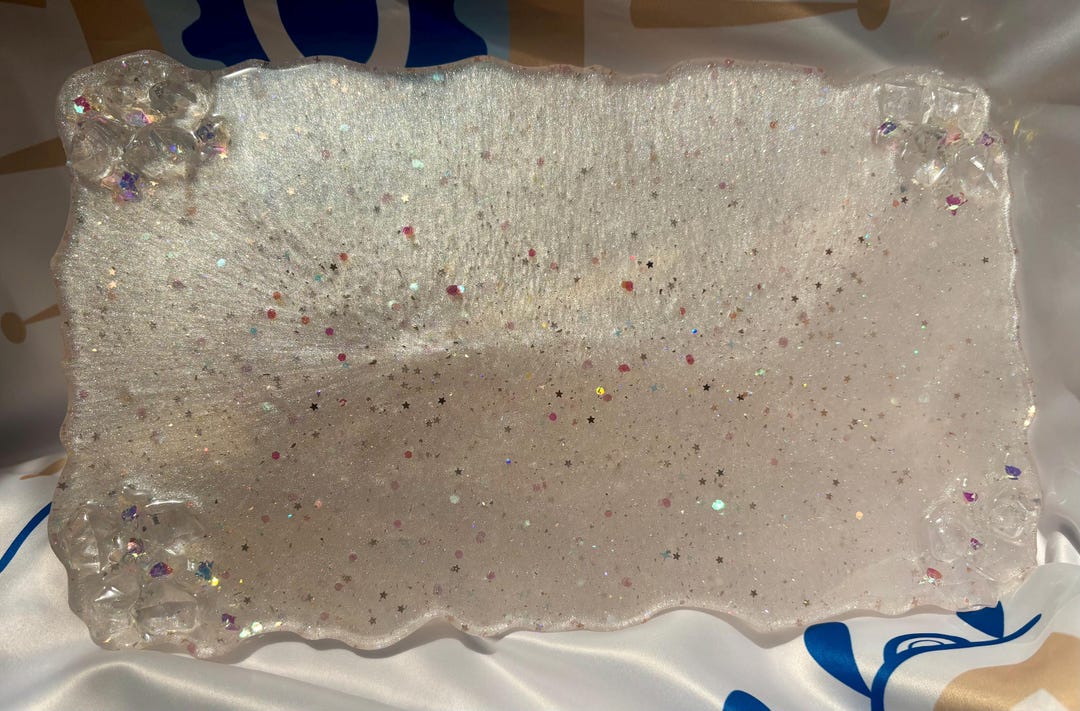 Iridescent - Stars - Resin - Resin Tray - Home Decor - Resin Art ...