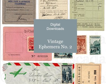 Italian Ephemera | Etsy