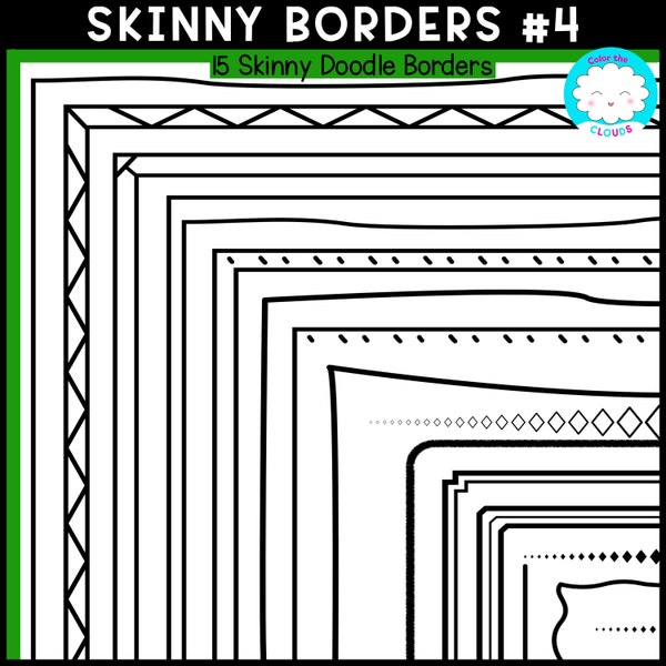 Doodle Border - Etsy