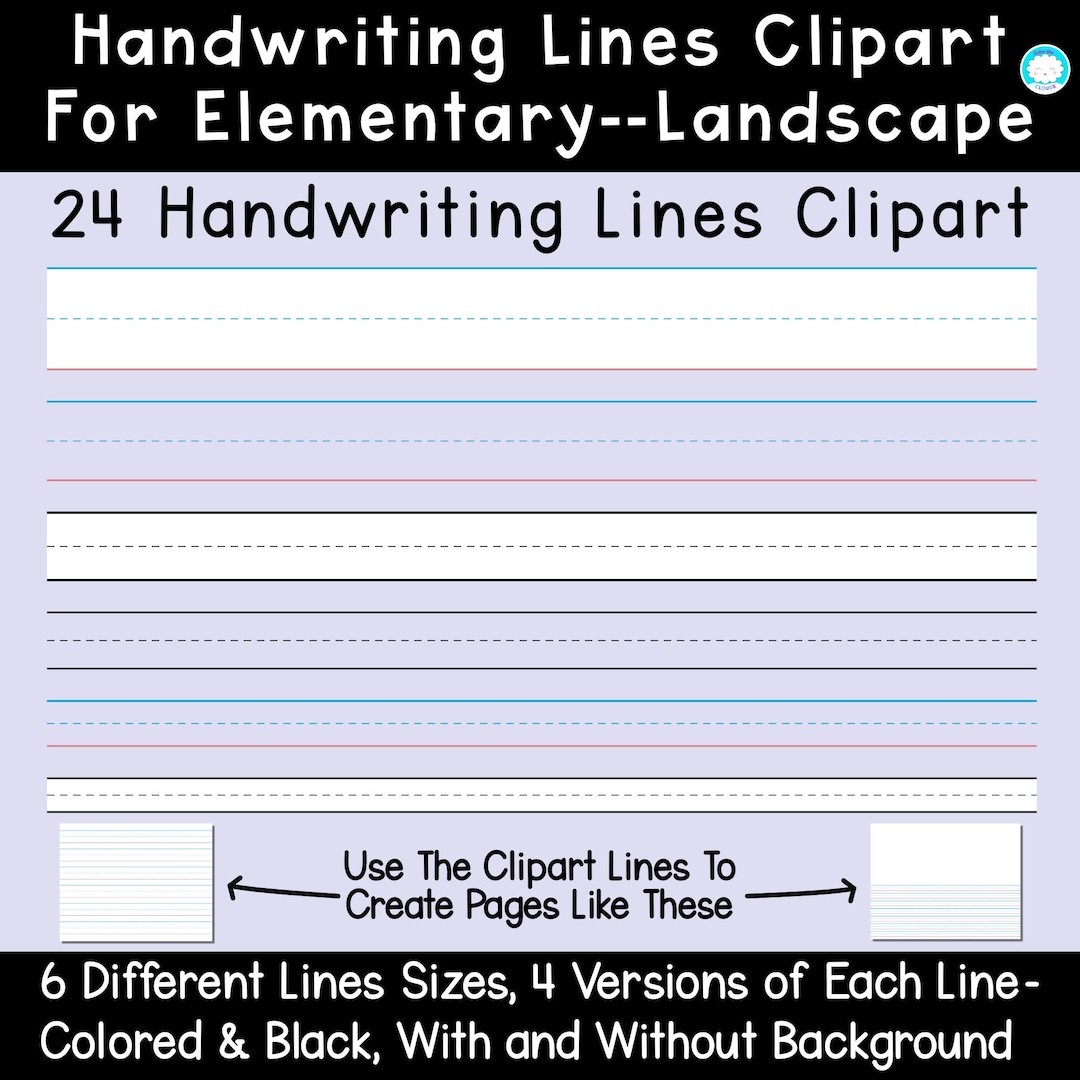 Handwriting Lines Clipart