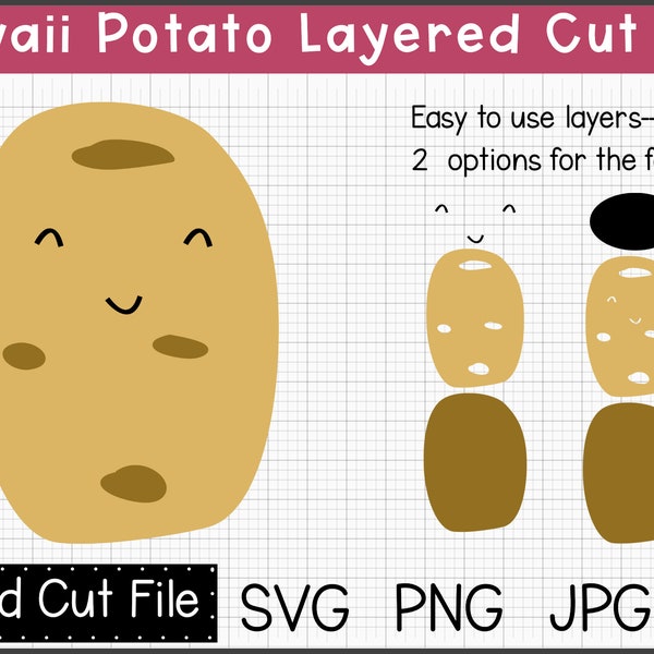 Potato Clipart - Etsy