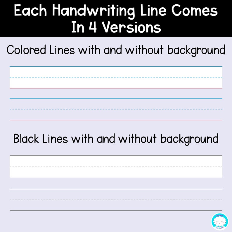 Handwriting Lines Clipart, Handwriting Lines Elementary Landscape ...
