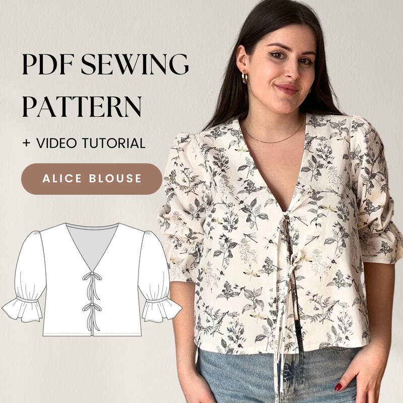 Tie Front Top - Etsy