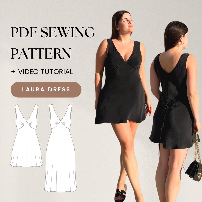 Simple Dress Pattern - Etsy