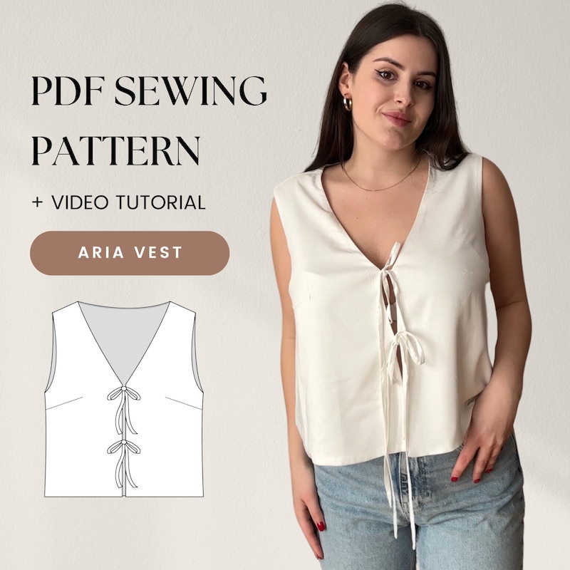 Tie Front Top - Etsy