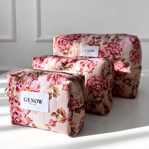 Quilted Makeup Bag Pattern | Cosmetic Bag Pattern | Zipper Pouch ...