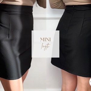 A-line Mini Skirt Pattern With Waistband and Silt | PDF Sewing Pattern ...