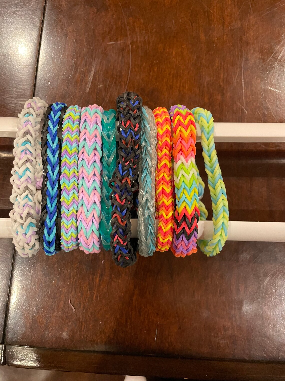 Custom Rubber Band Friendship Bracelet Latex Free - Etsy