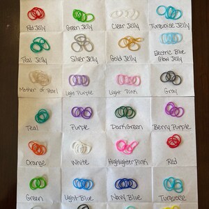 Custom Rubber Band Friendship Bracelet Latex Free - Etsy