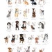 Dog Alphabet Art for Boho Nursery Digital Download Gender Neutral ...