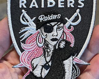 Raiders Iron on Patch | Etsy