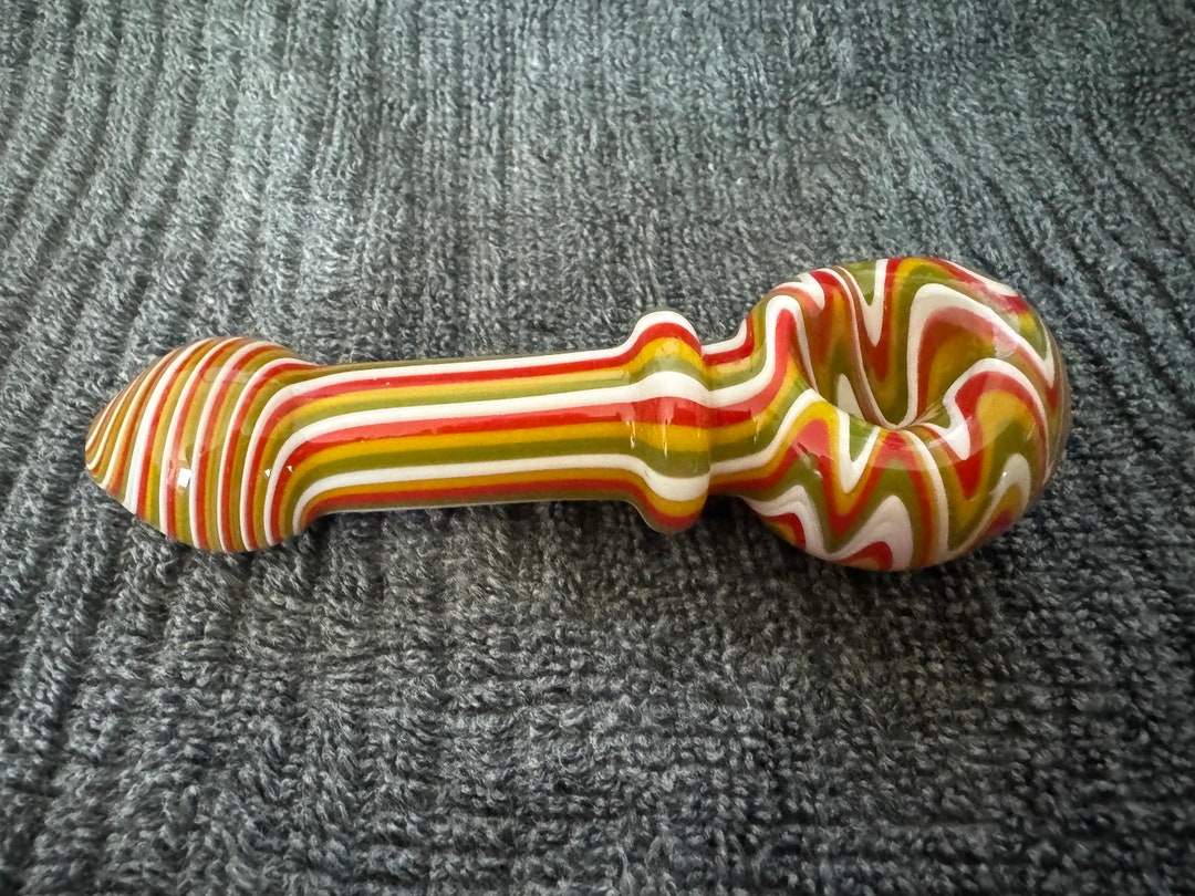 Pipe Wigwag Swirl Cute Pipe Glass Hand Pipe - Etsy