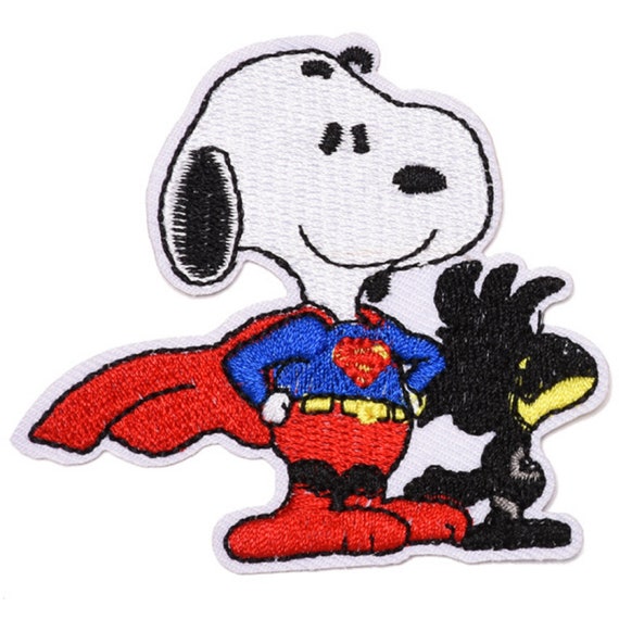 Cute Superman Snoopy With Batman Woodstock Embroidery Patch - Etsy