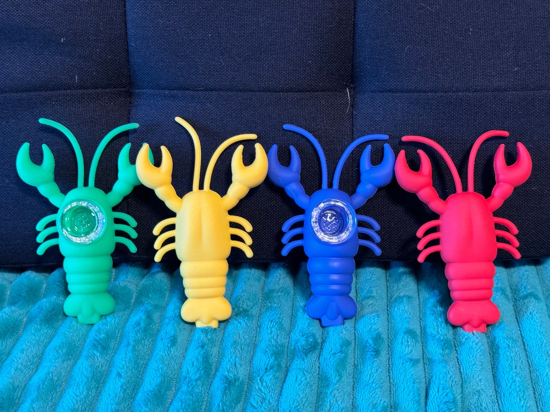 Pipe Silicone Lobster Pipe Bowl Glass Insert Pipe Cute Pipe - Etsy