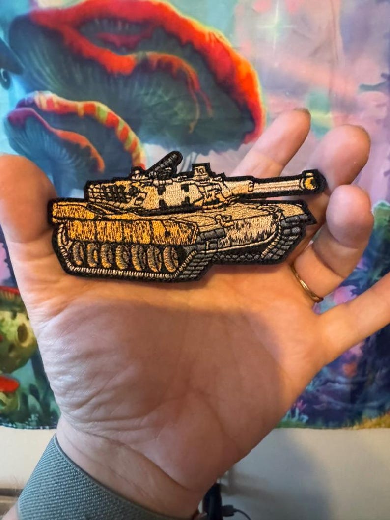 M1 Abrams Army Main Battle Tank Tactical Patch Hook Loop Backing - Etsy