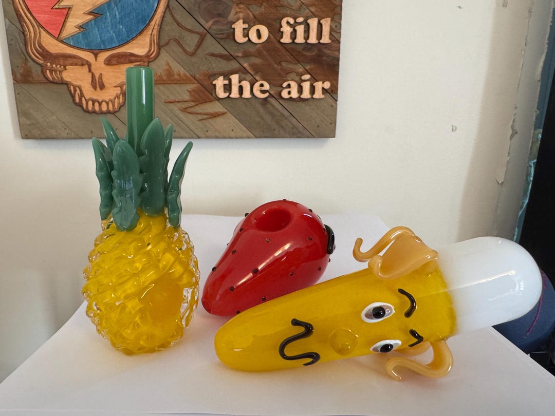 Pipe Fruit Pipe Glass Hand Pipe Cute Pipe - Etsy