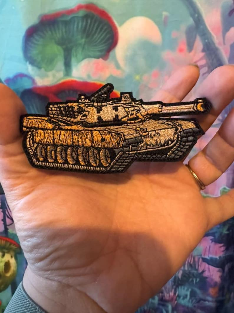 M1 Abrams Army Main Battle Tank Tactical Patch Hook Loop Backing - Etsy