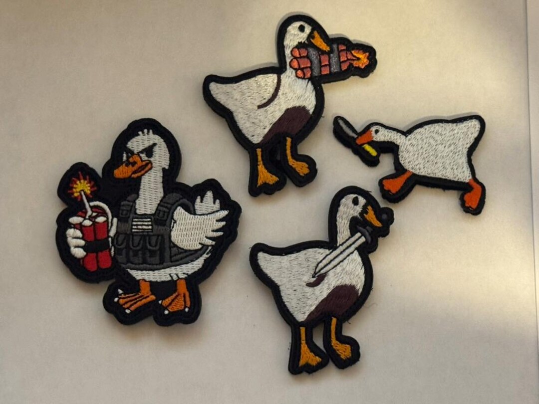 Violent Goose Patch “peace Was Never an Option” – Embroidered Hook and ...
