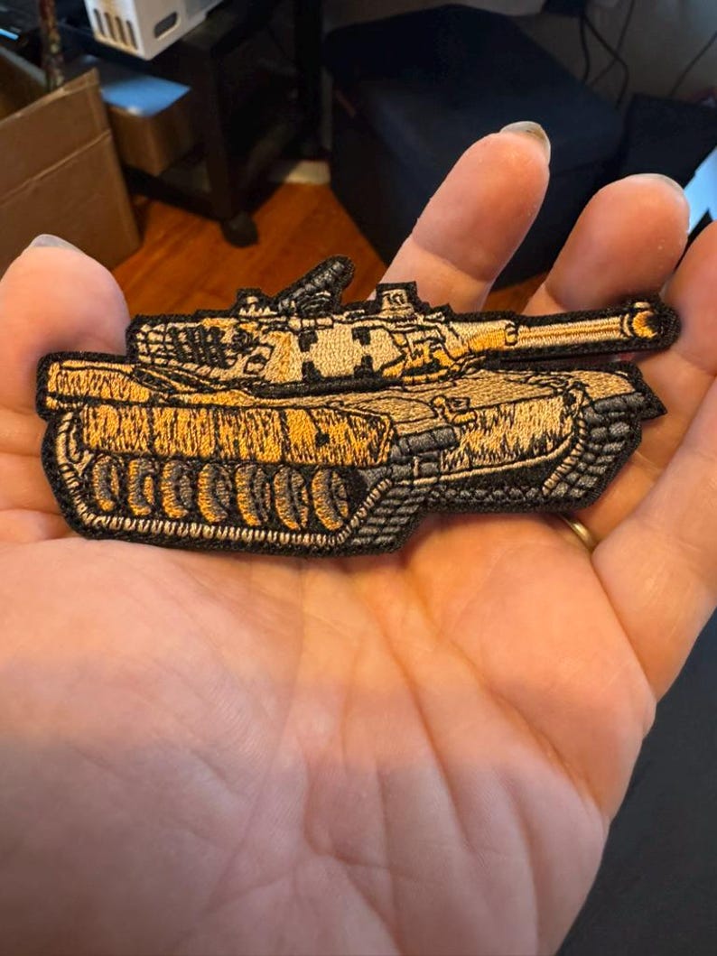 M1 Abrams Army Main Battle Tank Tactical Patch Hook Loop Backing - Etsy