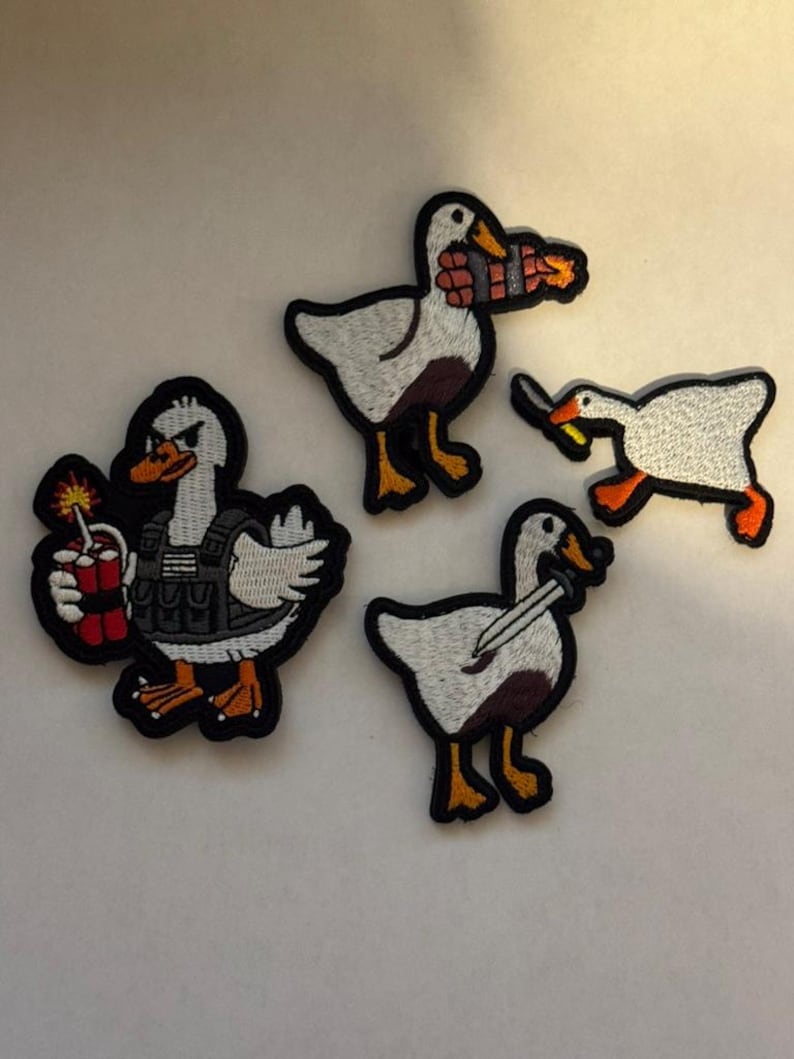 Violent Goose Patch “peace Was Never an Option” – Embroidered Hook and Loop Tactical Morale ...