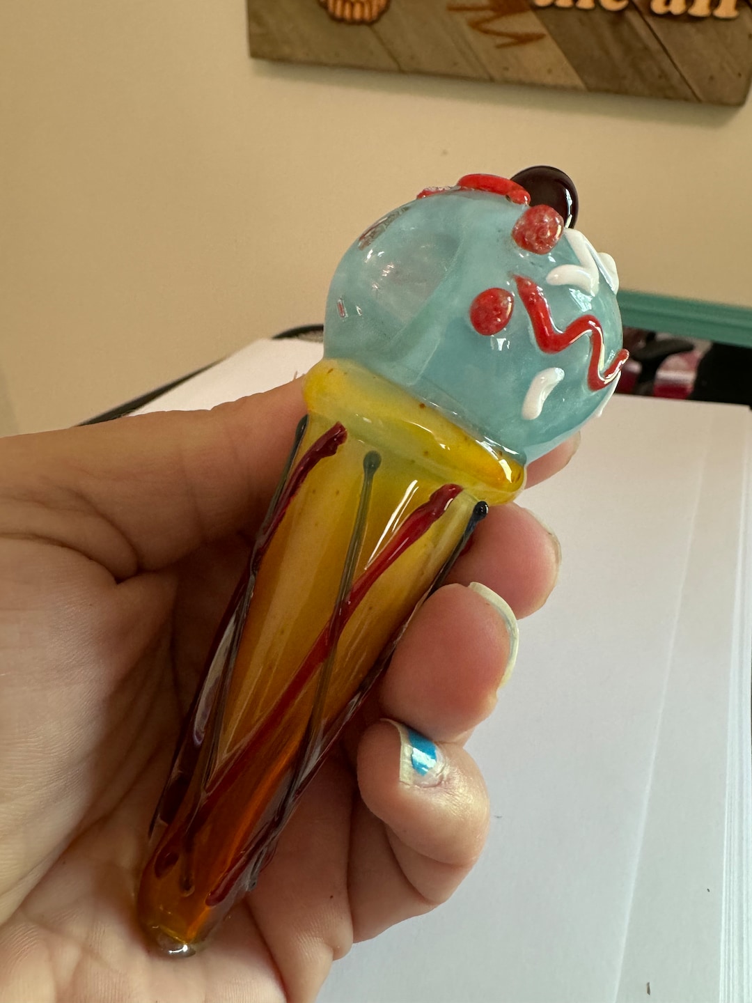 Pipe Ice Cream Bowl Cute Girly Pipe Gift Pipe Ice Cream Cone Bowl Pipe ...