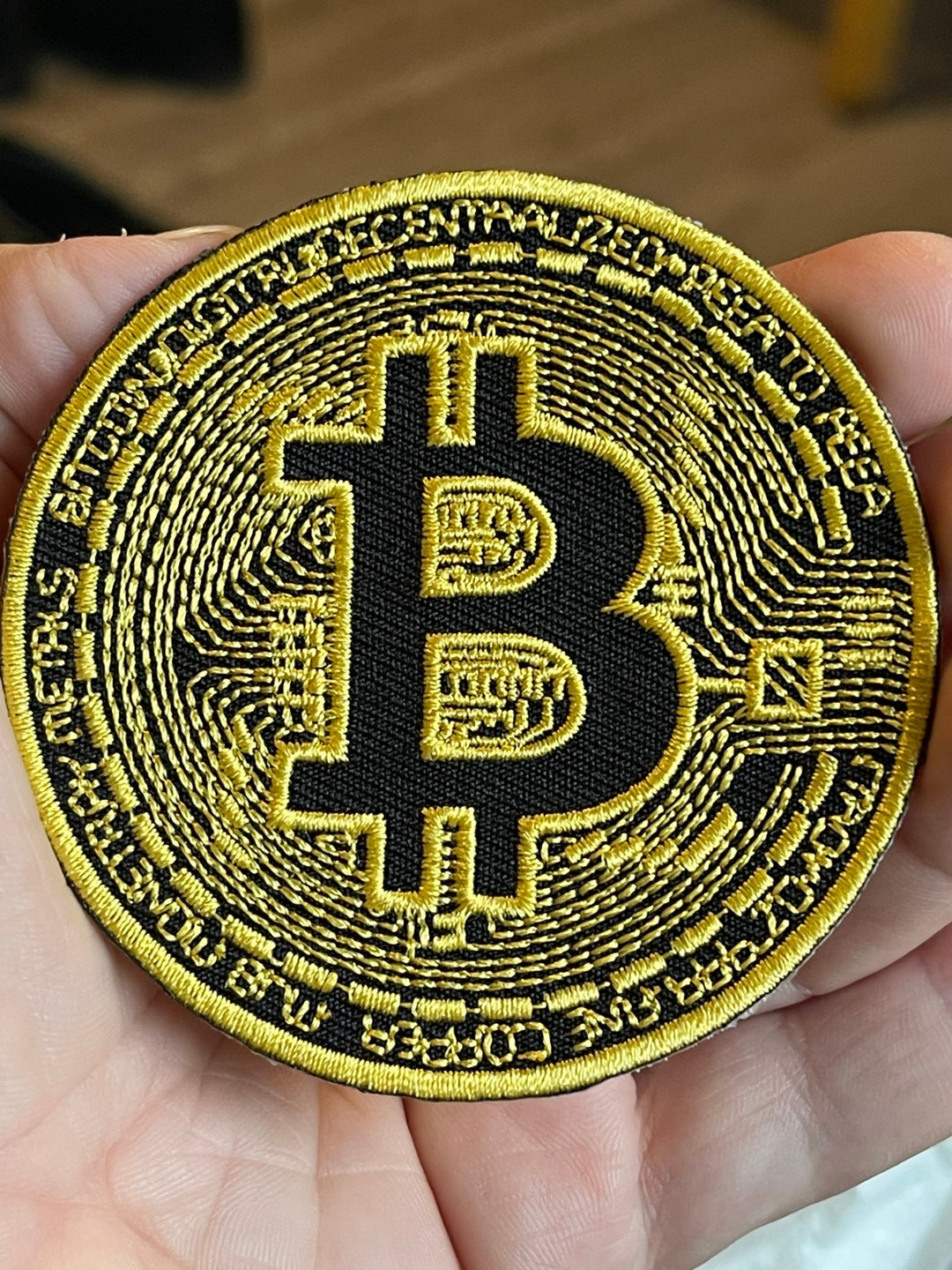 Bitcoin Crypto Currency Iron on Patch - Etsy