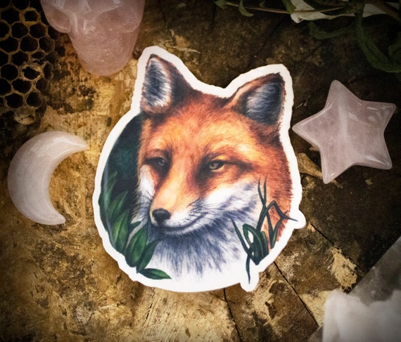 Fox Sticker Quality Laminated Decal for Laptops Note Books | Etsy