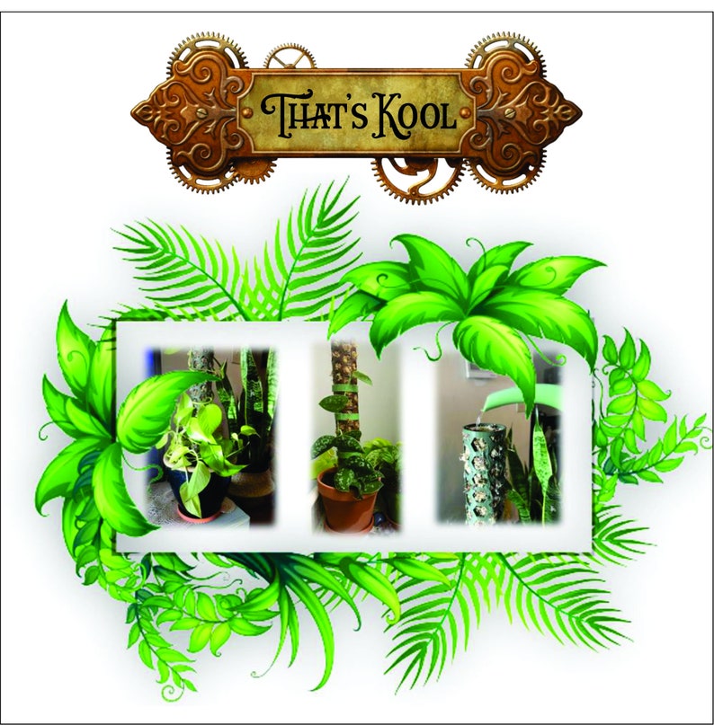 Moss Pole Set 3D Print STL. Files Stl File 3D Printing File 3D ...