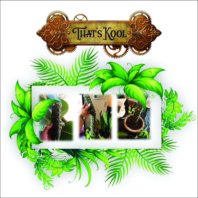 Moss Pole Set 3D Print STL. Files Stl File 3D Printing File 3D ...