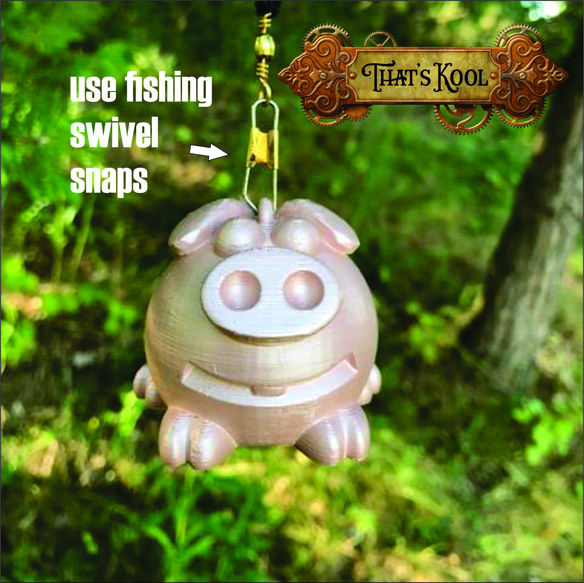 When Pigs Fly Parachute Toy 3D Print STL. File Stl File 3D Printing ...