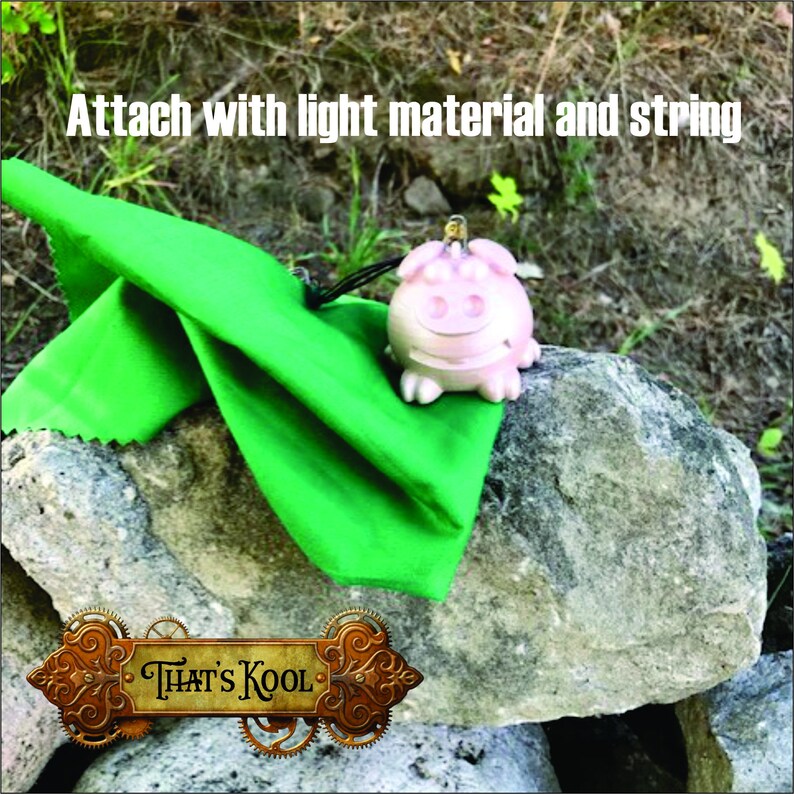 When Pigs Fly Parachute Toy 3D Print STL. File - Stl File - 3D Printing ...