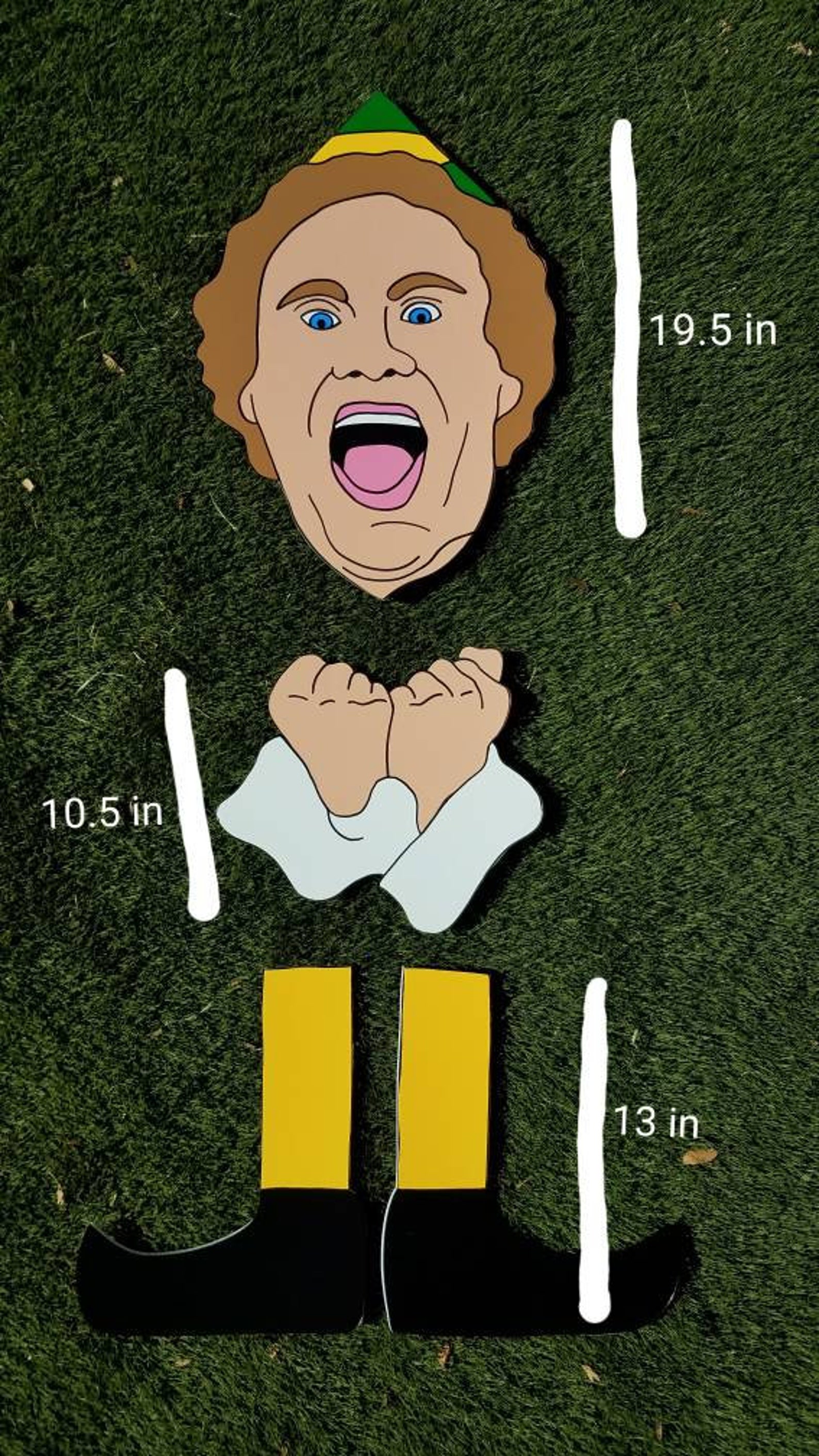 Buddy Christmas Tree Topper Buddy the Elf Prop - Etsy