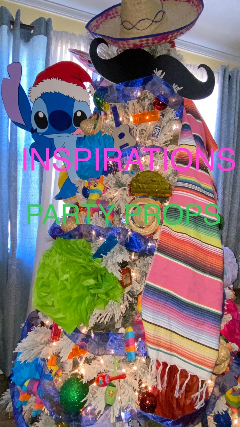 Stitch Christmas Tree Topper - Prop - Etsy
