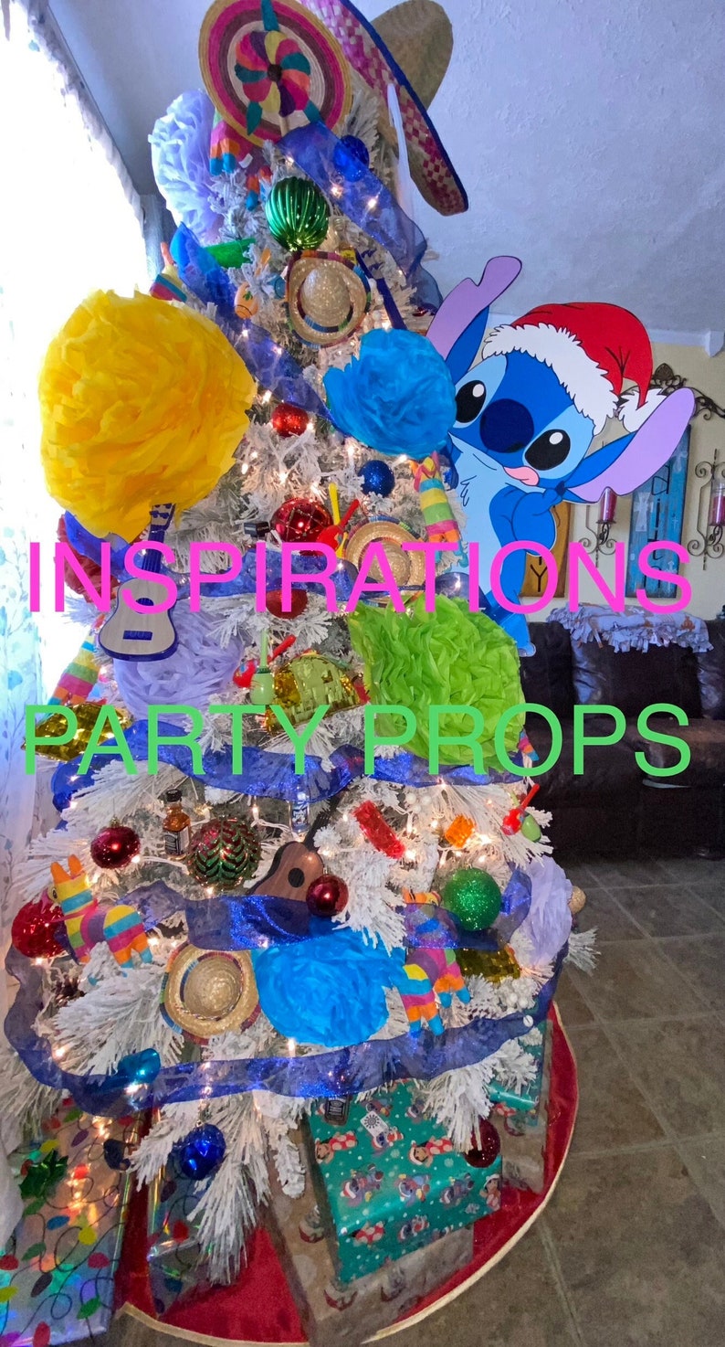 Stitch Christmas Tree Topper - Prop - Etsy