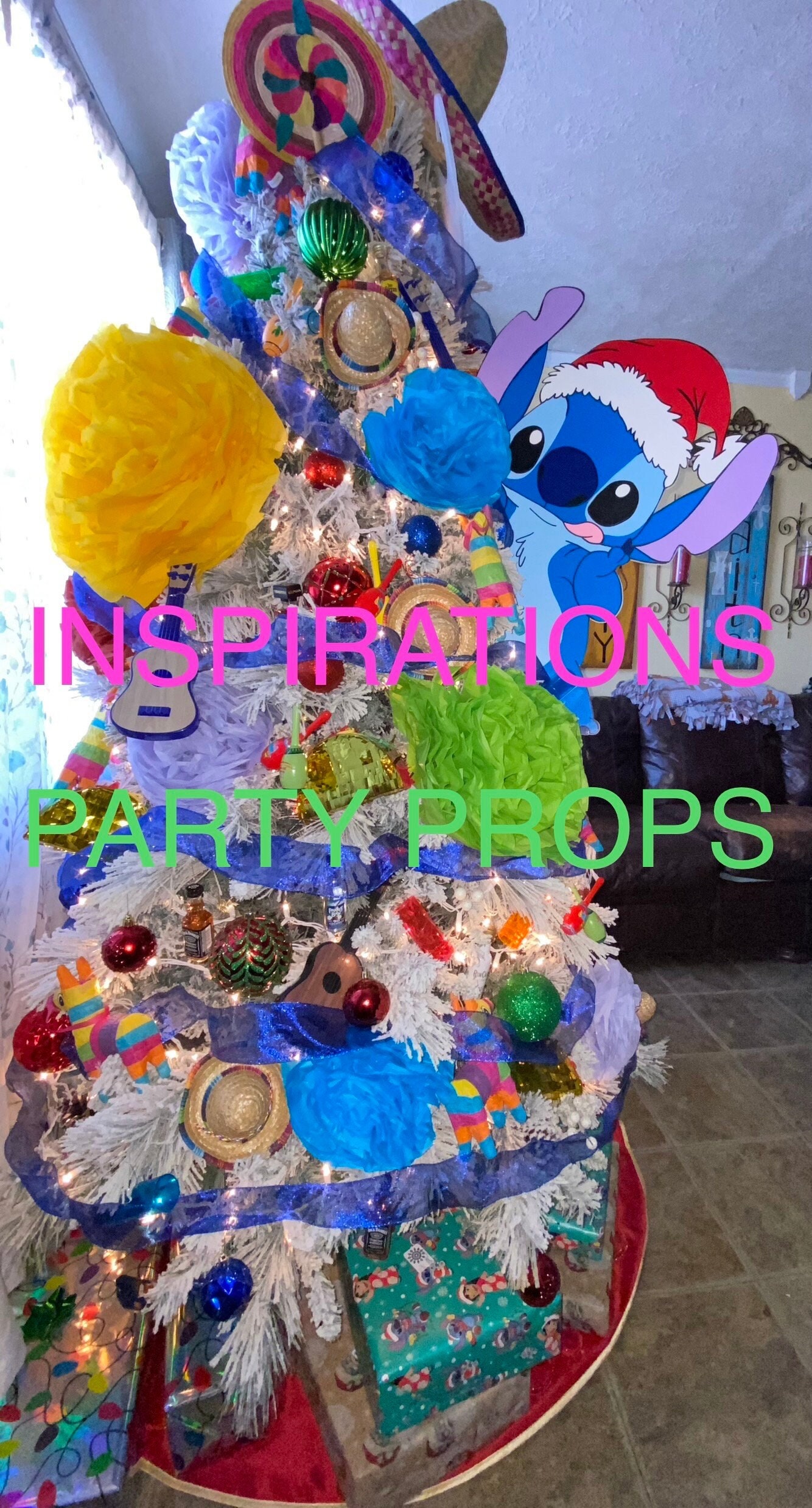 Stitch Christmas Tree Topper - Prop - Etsy