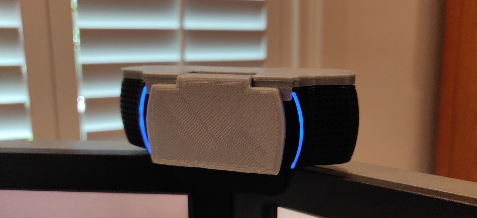 Privacy Cover for Logitech C920 C930e C922 Webcam BLACK or SILVER - 3D ...