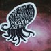 Classic Cosmic Horror HP Lovecraft Cthulhu Quote Literature Die Cut ...